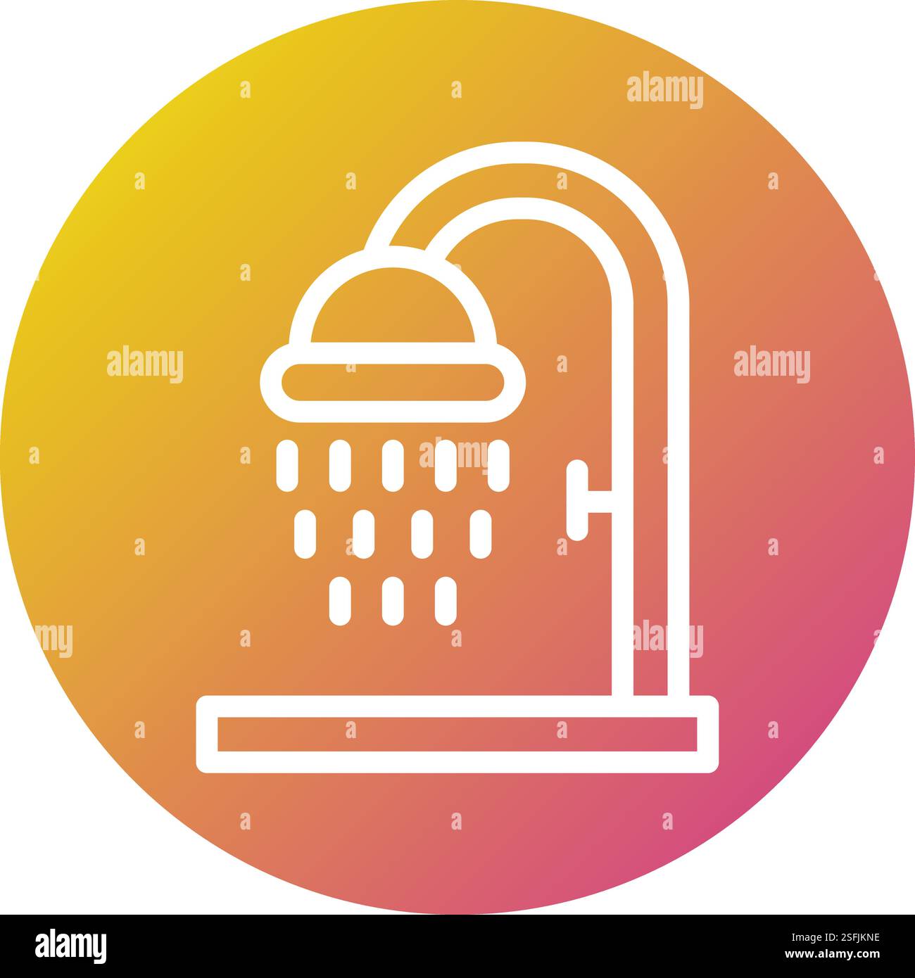 Modern shower design 3d Stock Vector Images - Alamy