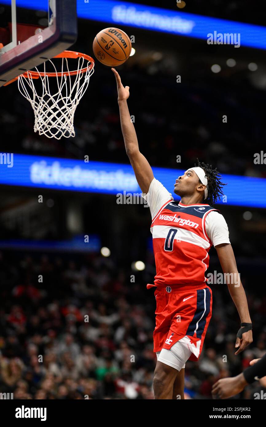Washington Wizards guard Bilal Coulibaly (0) in action during the first ...