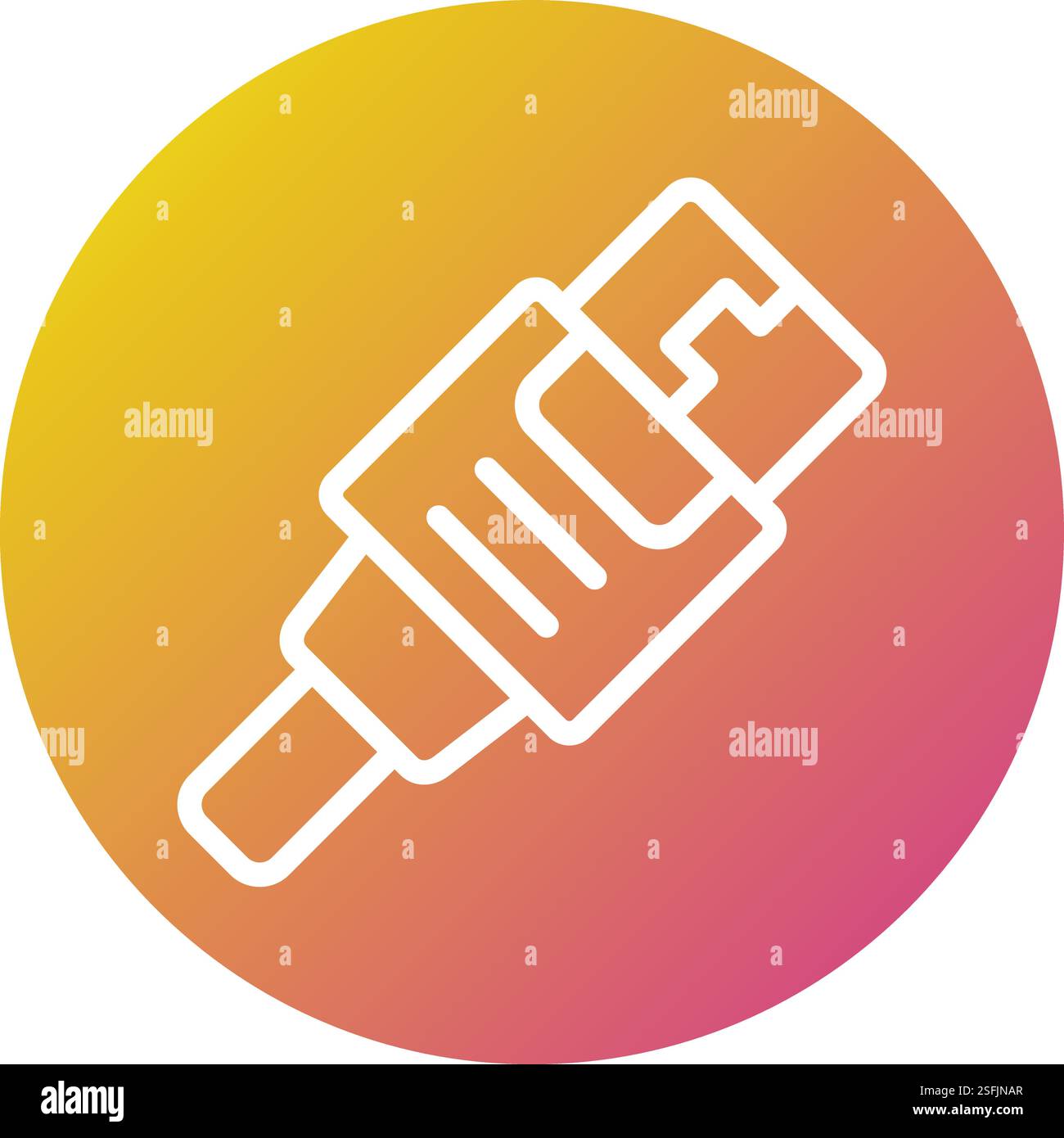 Cable vector icon design hi-res stock photography and images - Alamy