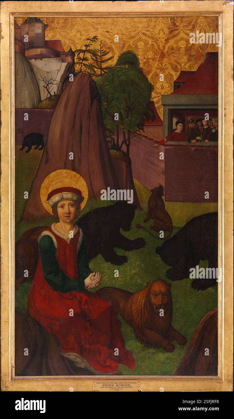 Saint Agapitus of Praeneste in the Arena; (interior) The Beheading of ...