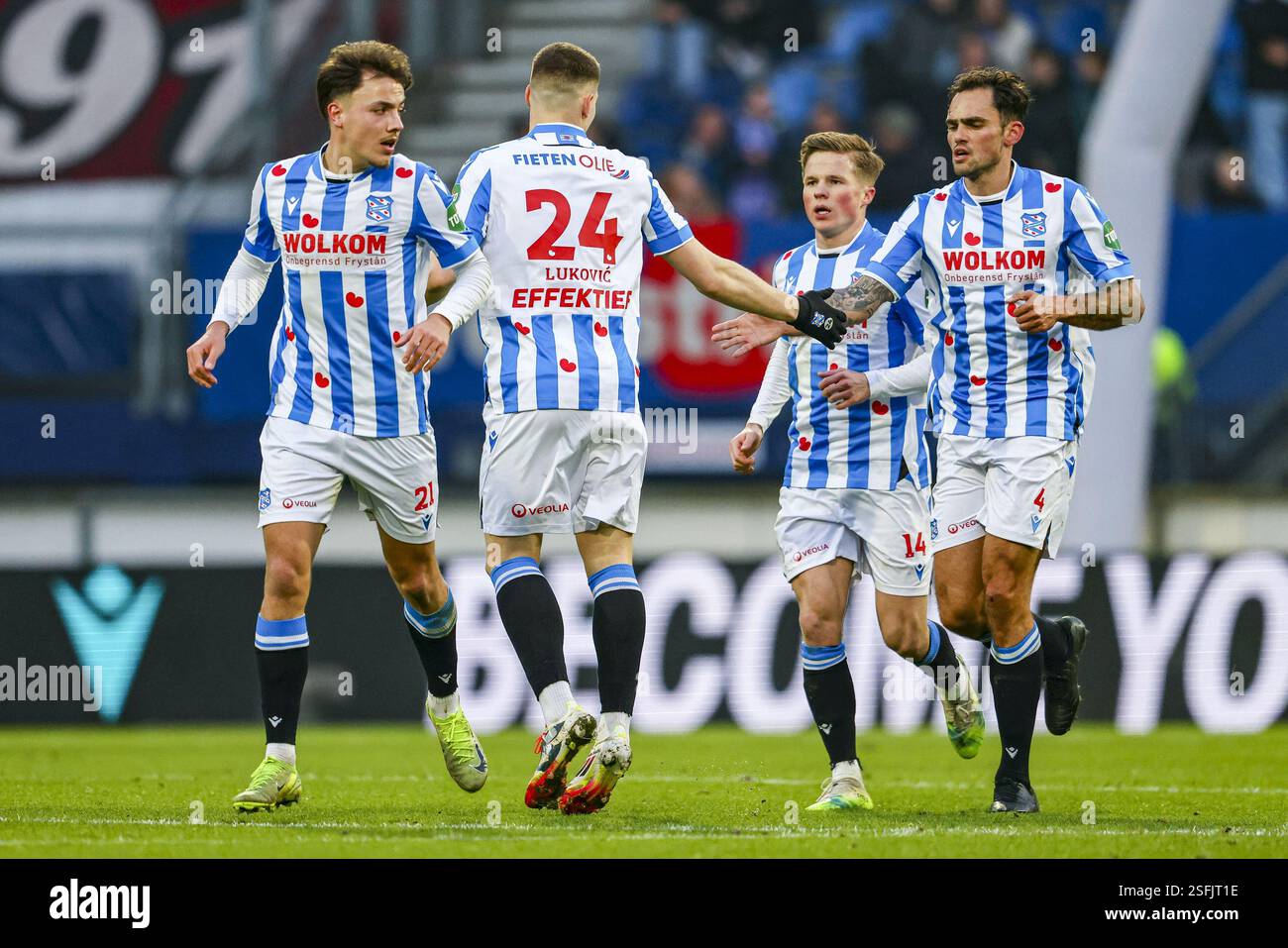 Heerenveen, Netherlands. 09th Feb, 2025. HEERENVEEN, 09-02-2025, Abe ...