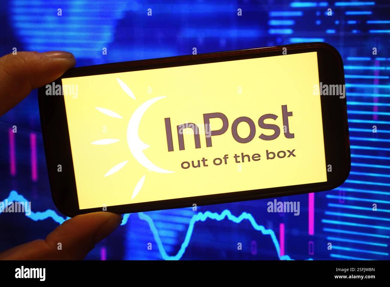 Poland. 7th Feb, 2025. In this photo illustration, the InPost company ...