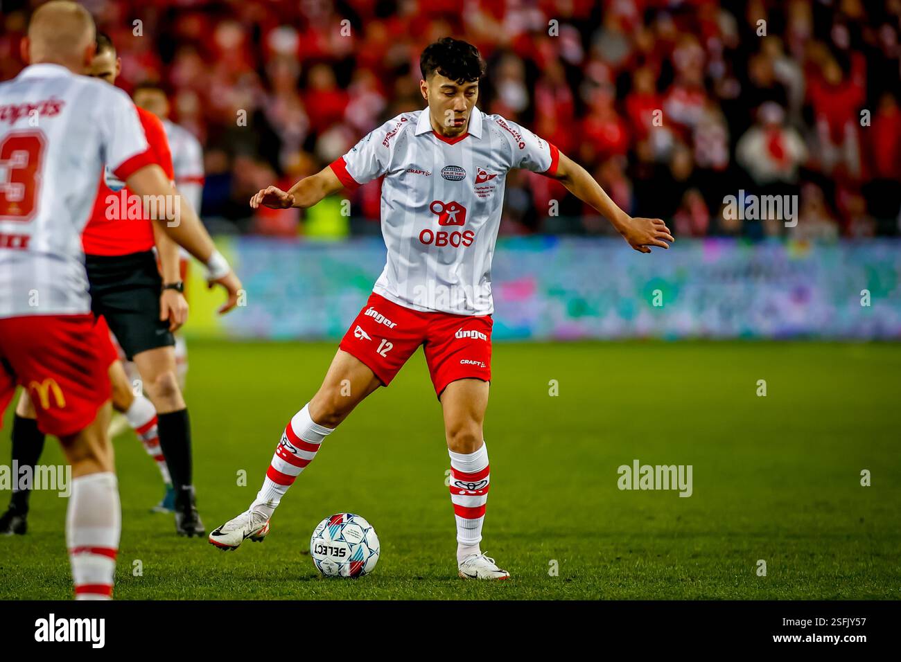 Oslo, Norway, 7th December 2024. Fredrikstad's Patrick Metcalfe on the ...