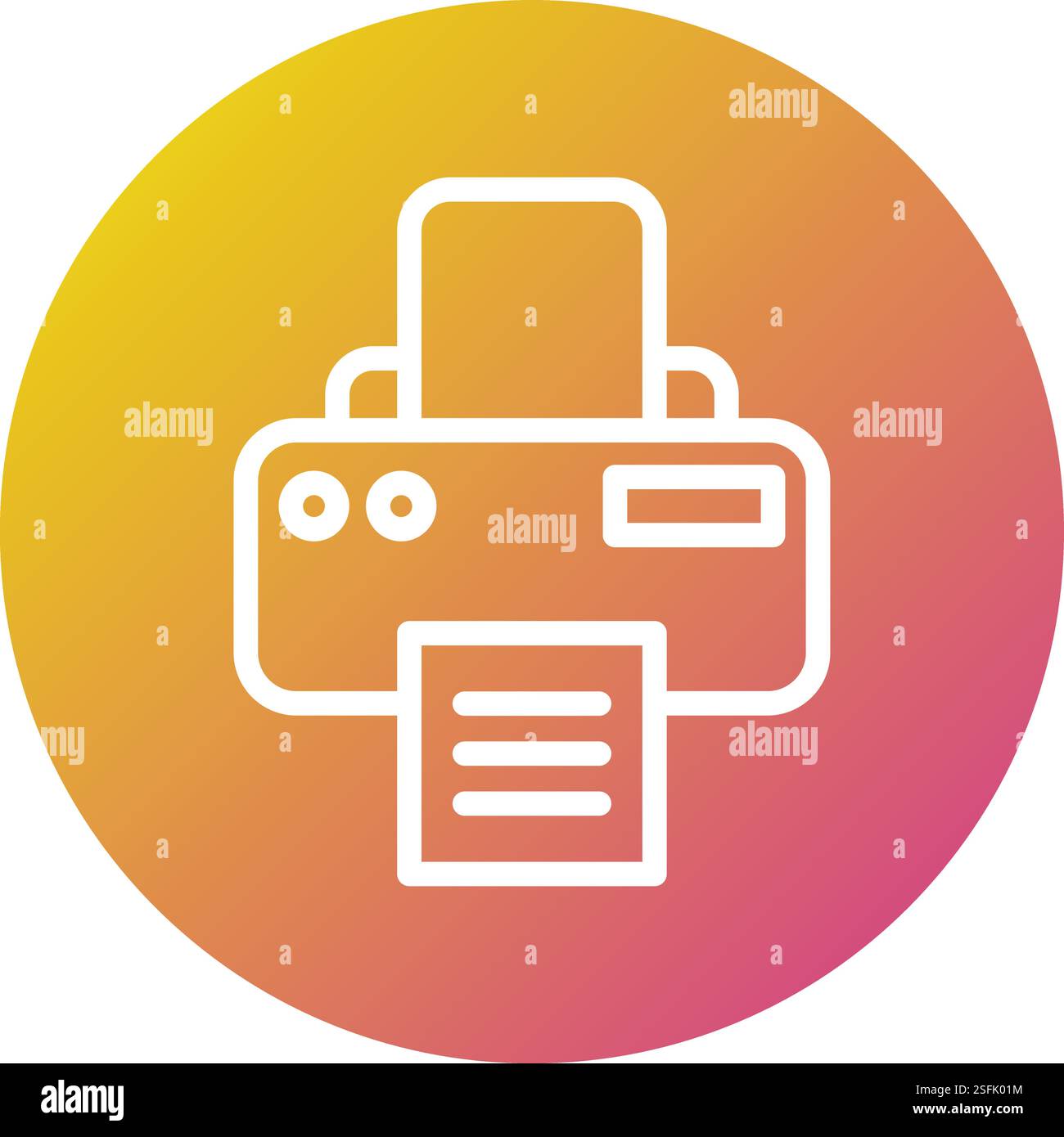 Printer Vector Icon Design Illustration Stock Vector Image & Art - Alamy