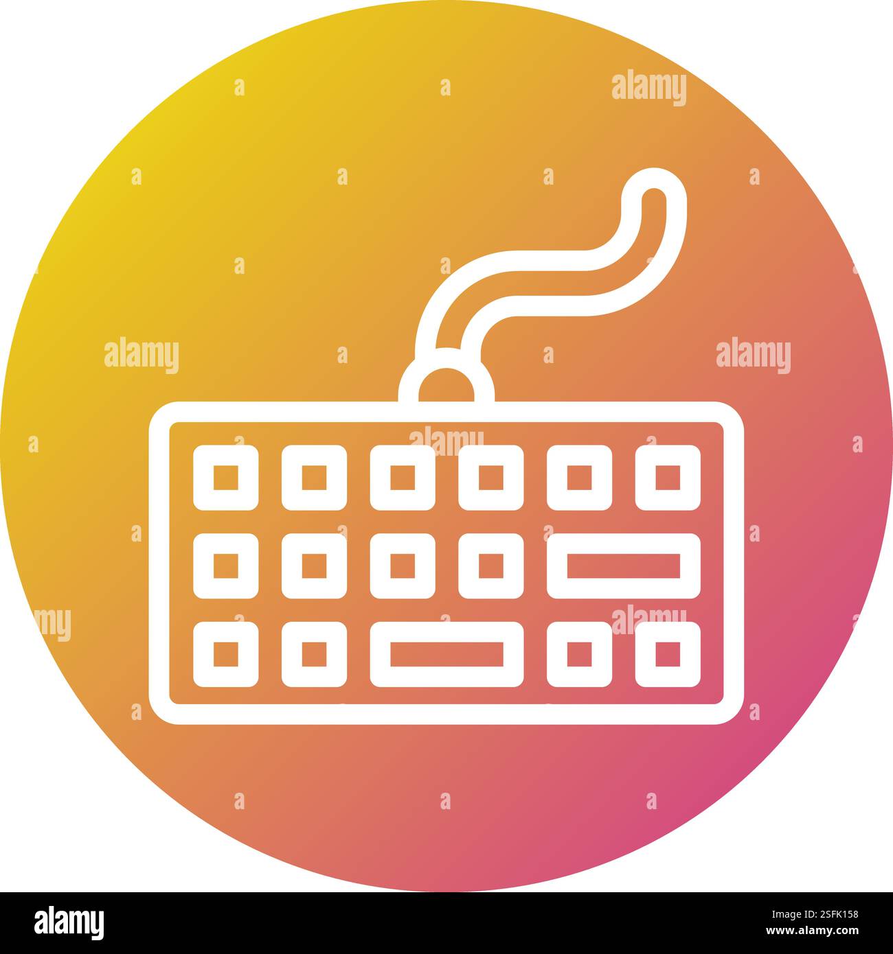 Keyboard Vector Icon Design Illustration Stock Vector Image & Art - Alamy