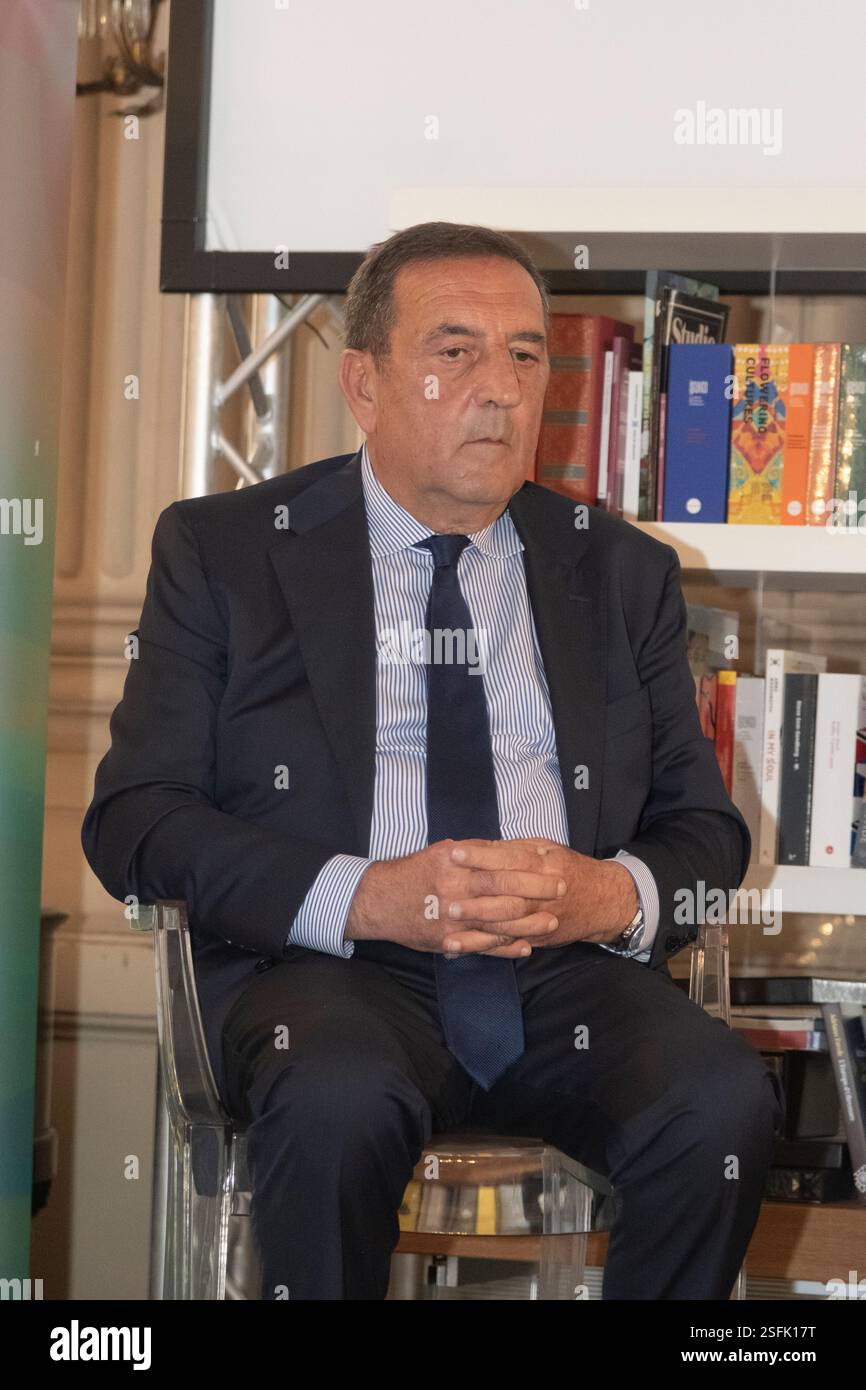 Turin, Italy, February 5, 2025: Massimo Protani President LBF, take ...