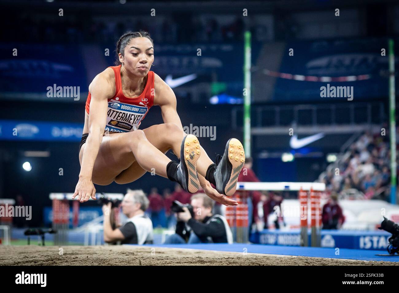 Duesseldorf, Deutschland. 09th Feb, 2025. Attermeyer, Samira (GER ...