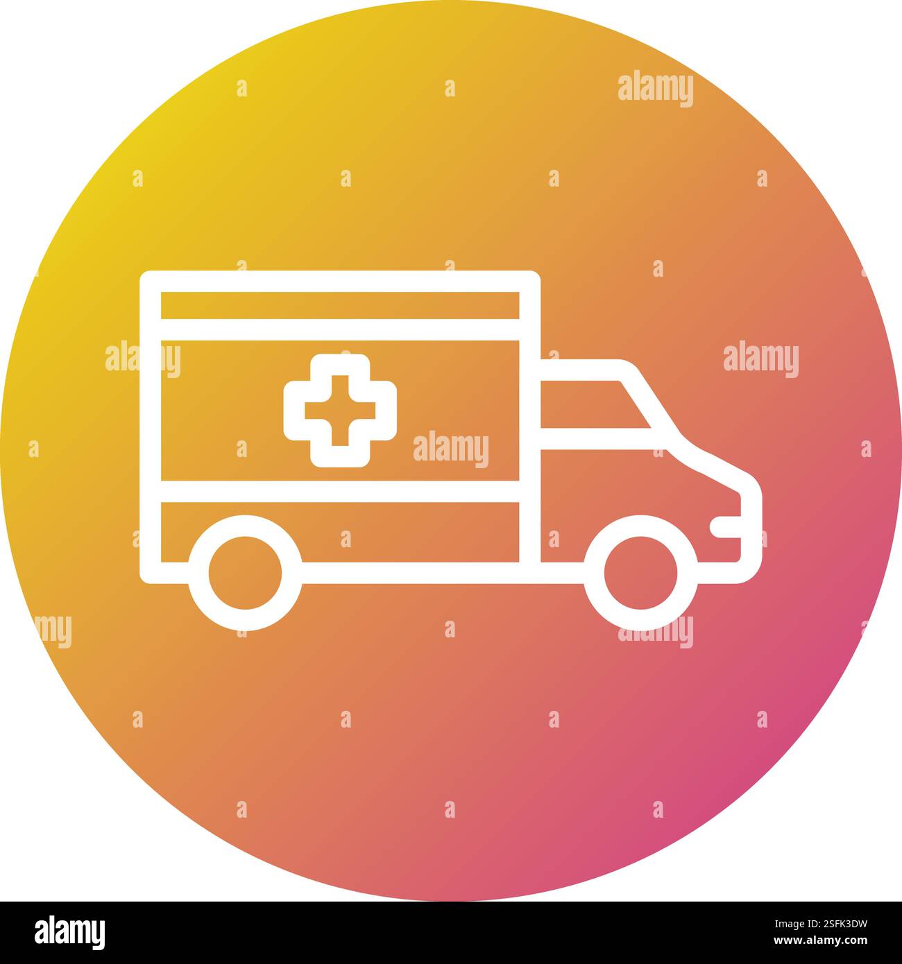 Ambulance Vector Icon Design Illustration Stock Vector Image & Art - Alamy
