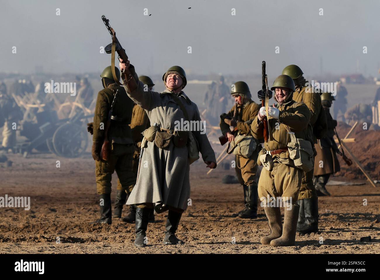 Members of military historical clubs from more than 30 cities in Russia ...