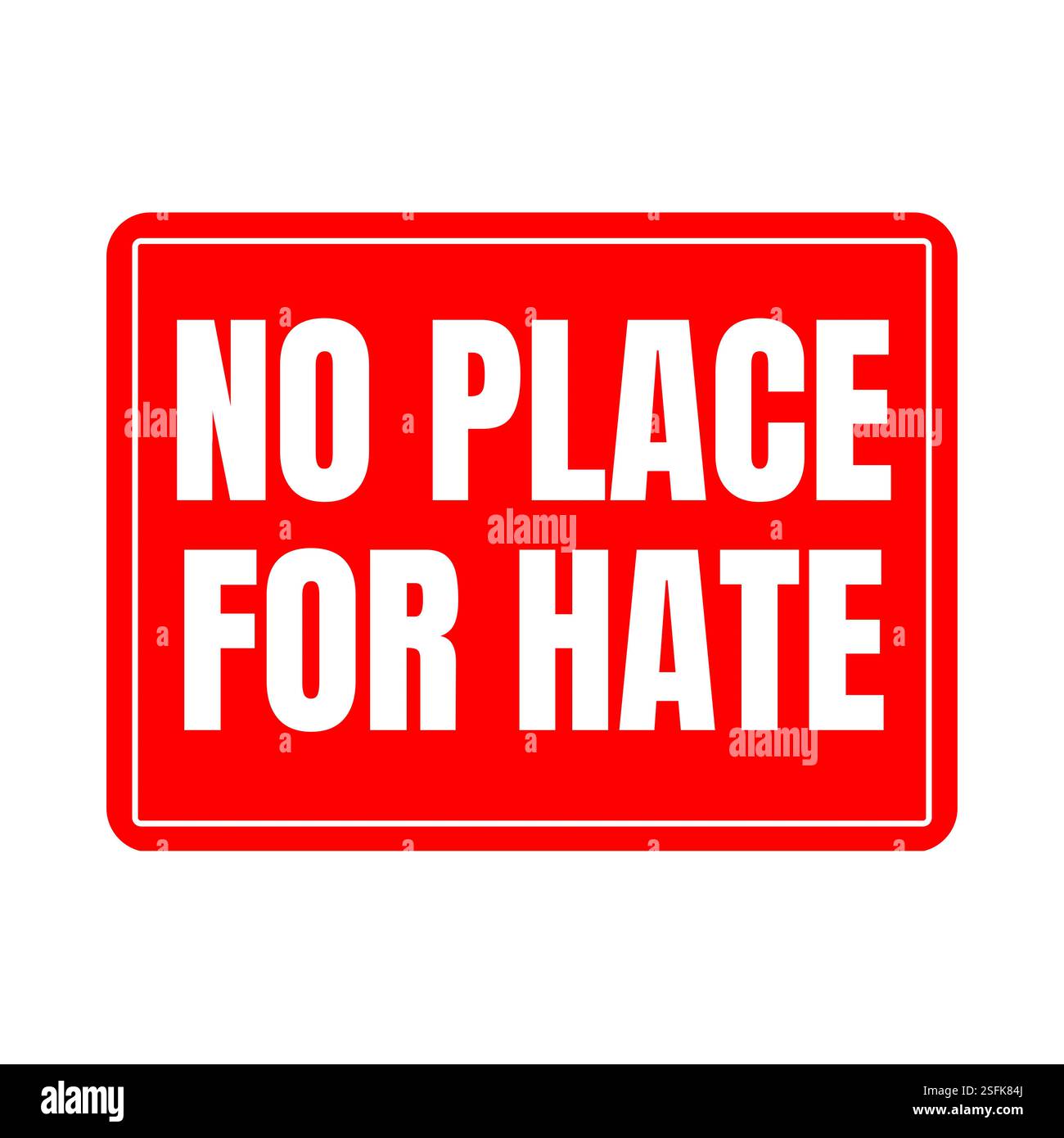 Stop the hate protest Cut Out Stock Images & Pictures - Alamy
