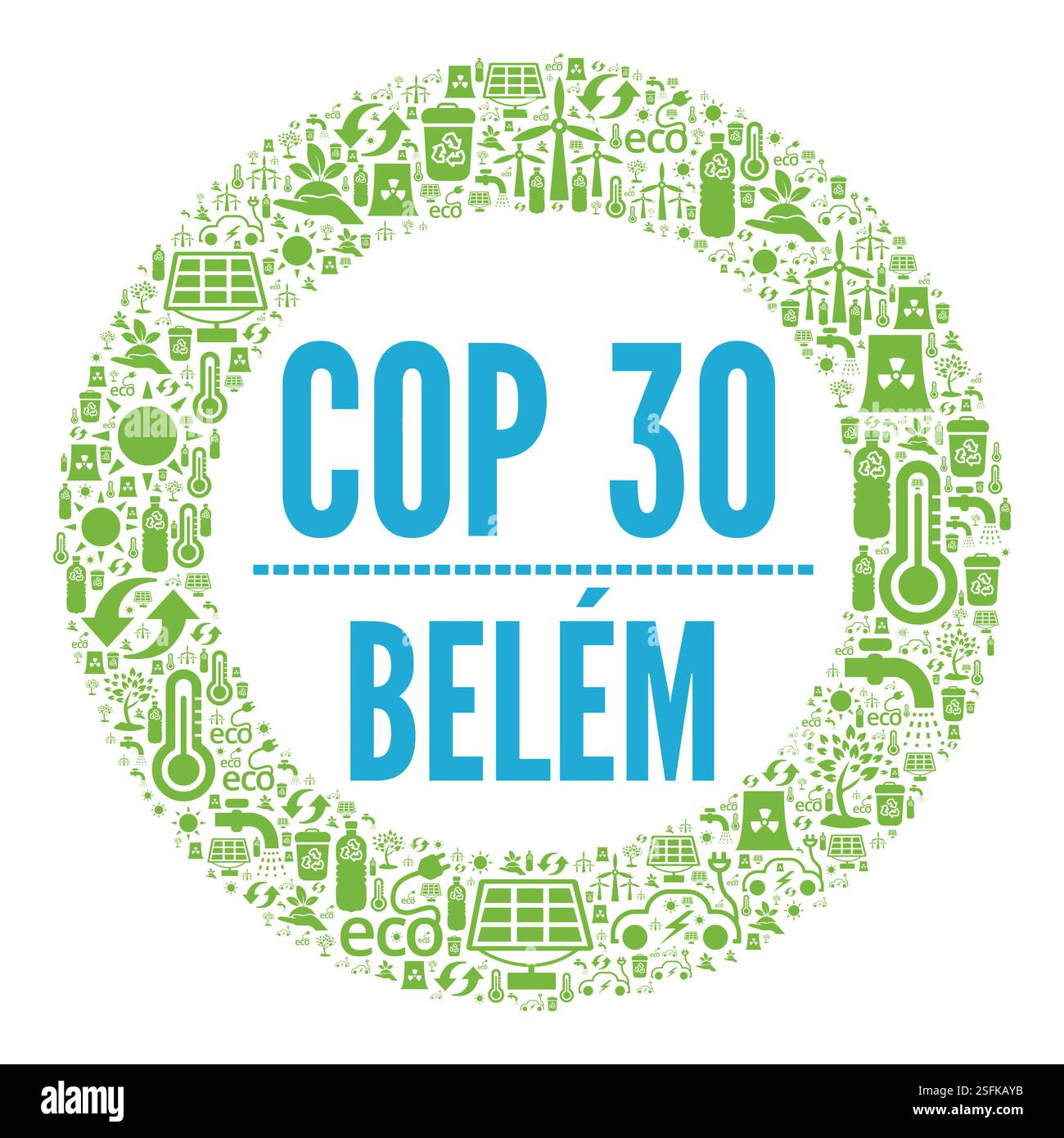COP 30 in Belém Brazil symbol icon Stock Photo - Alamy