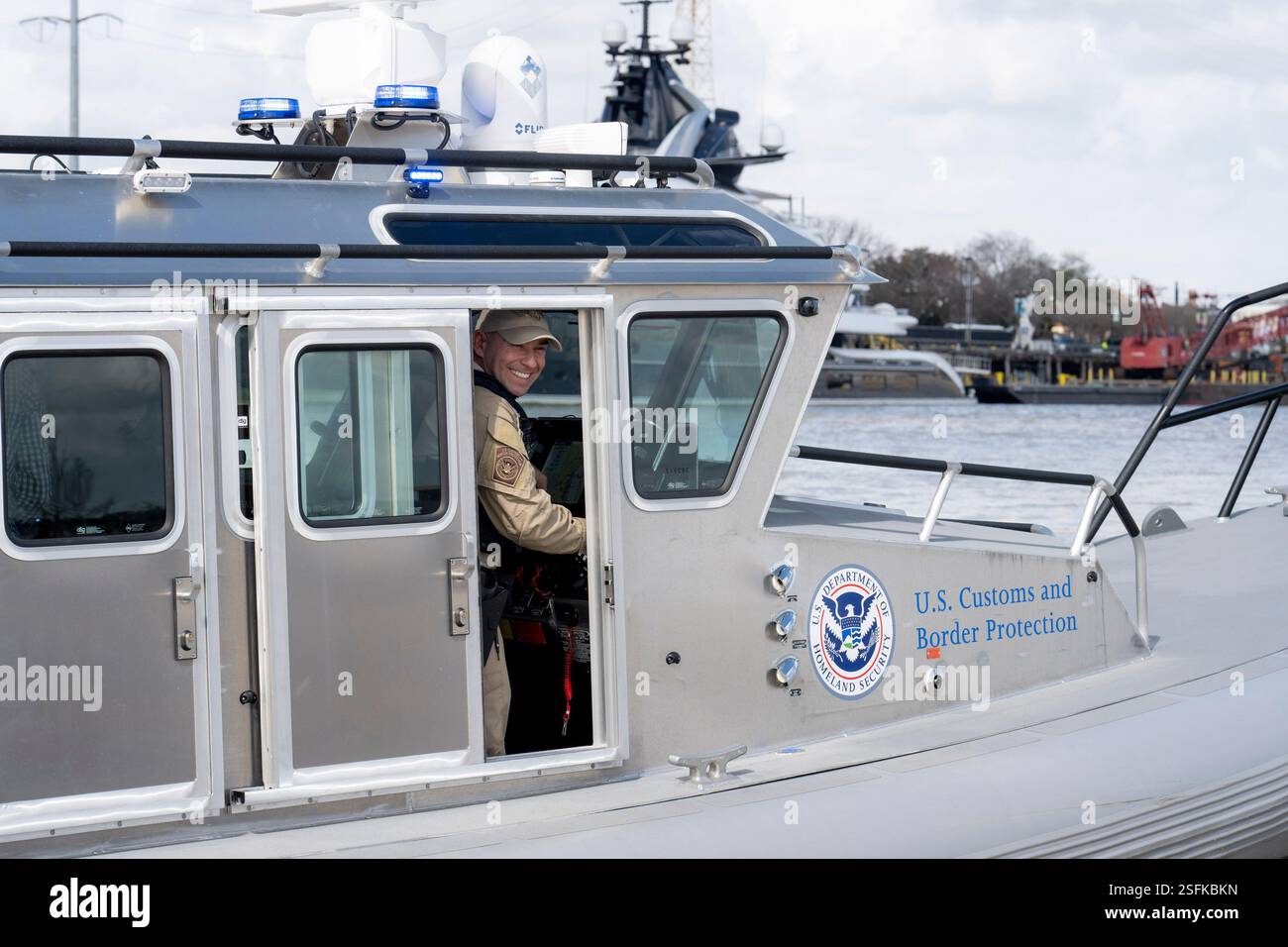 Employees with the Department of Homeland Security (DHS) Customs and ...
