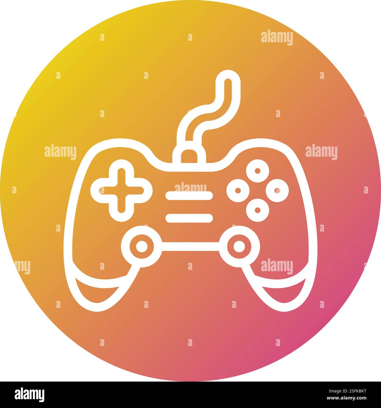 Game Controller Vector Icon Design Illustration Stock Vector Image And Art Alamy