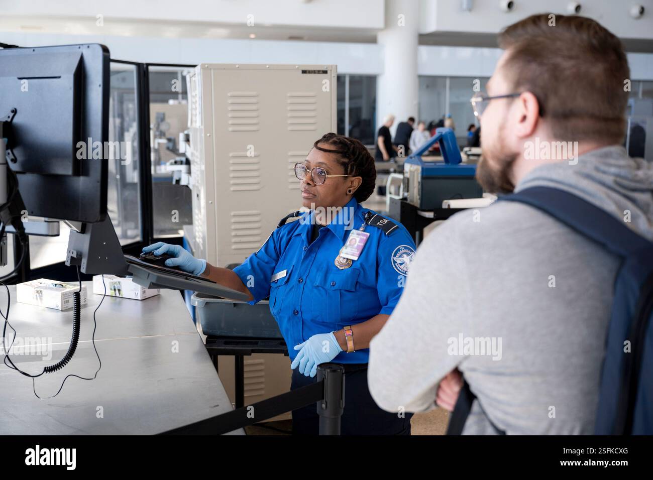 Employees with the Department of Homeland Security (DHS) Transportation ...