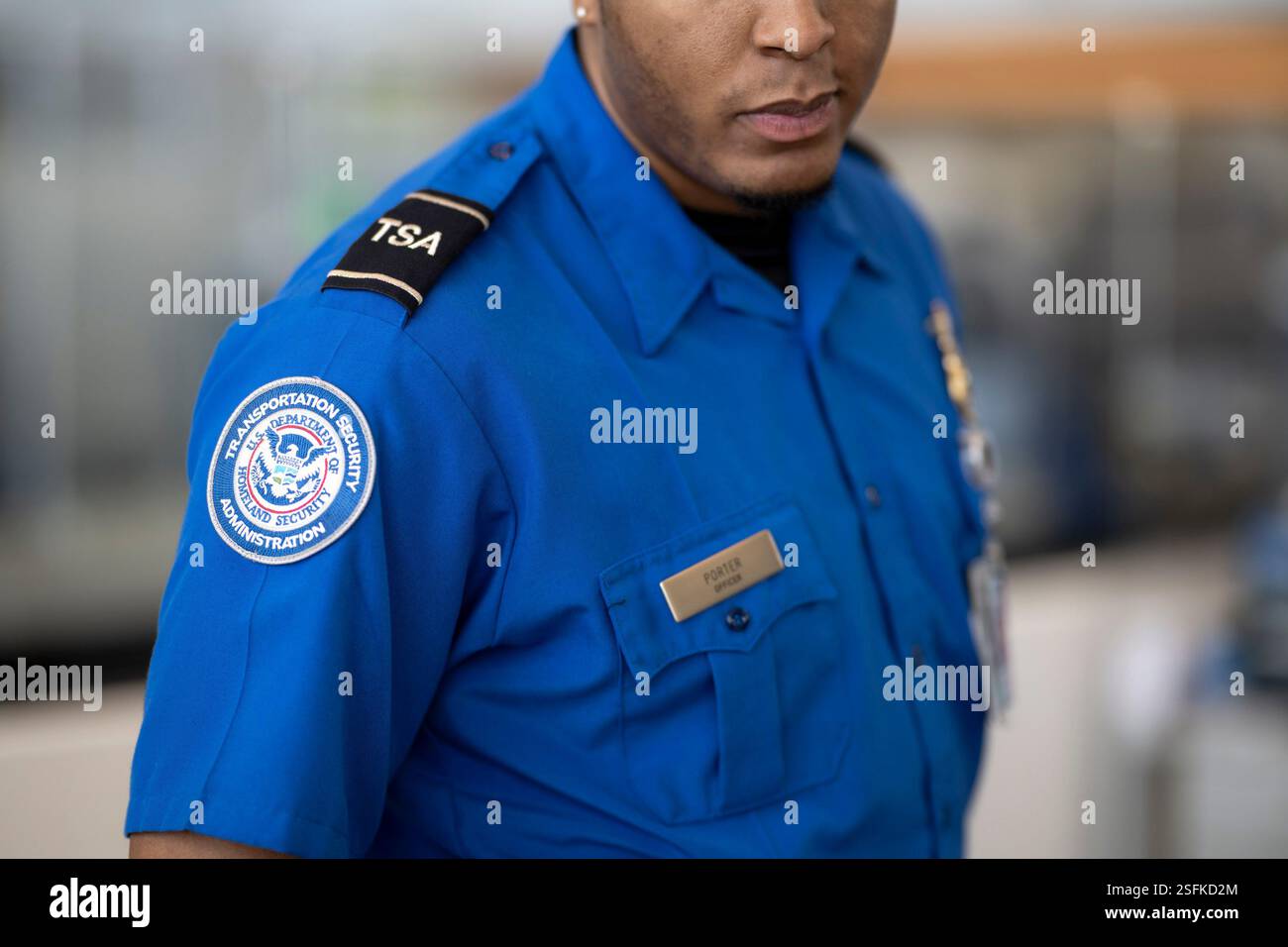 Employees with the Department of Homeland Security (DHS) Transportation ...