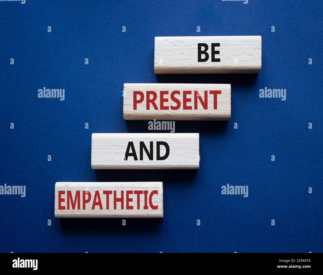 Be Present and Empathetic symbol. Concept words Be Present and ...