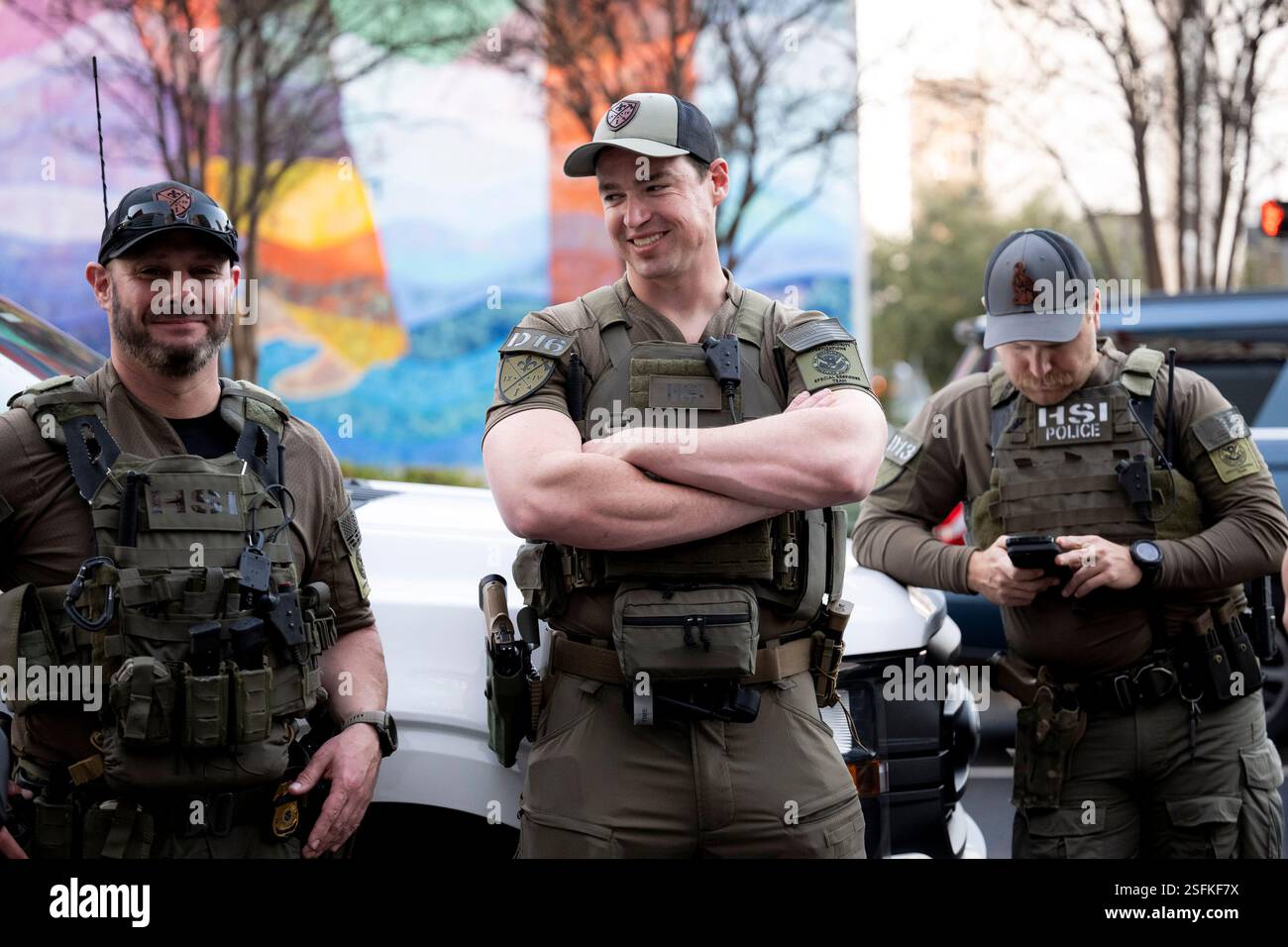 Employees with the Department of Homeland Security (DHS) Homeland ...