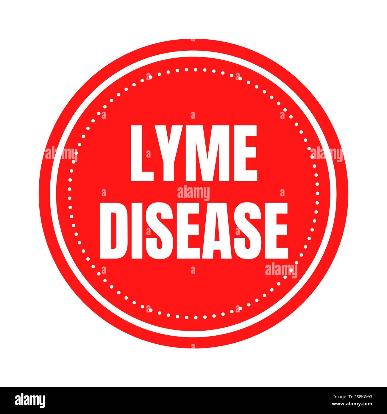 Lyme disease prevention sign Cut Out Stock Images & Pictures - Alamy