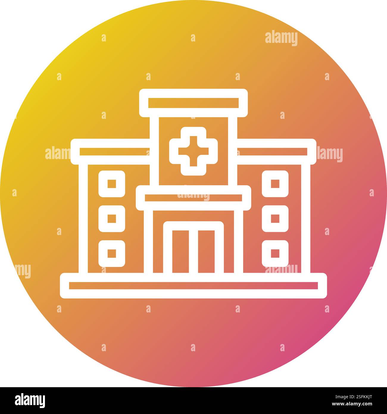 Hospital Vector Icon Design Illustration Stock Vector Image & Art - Alamy