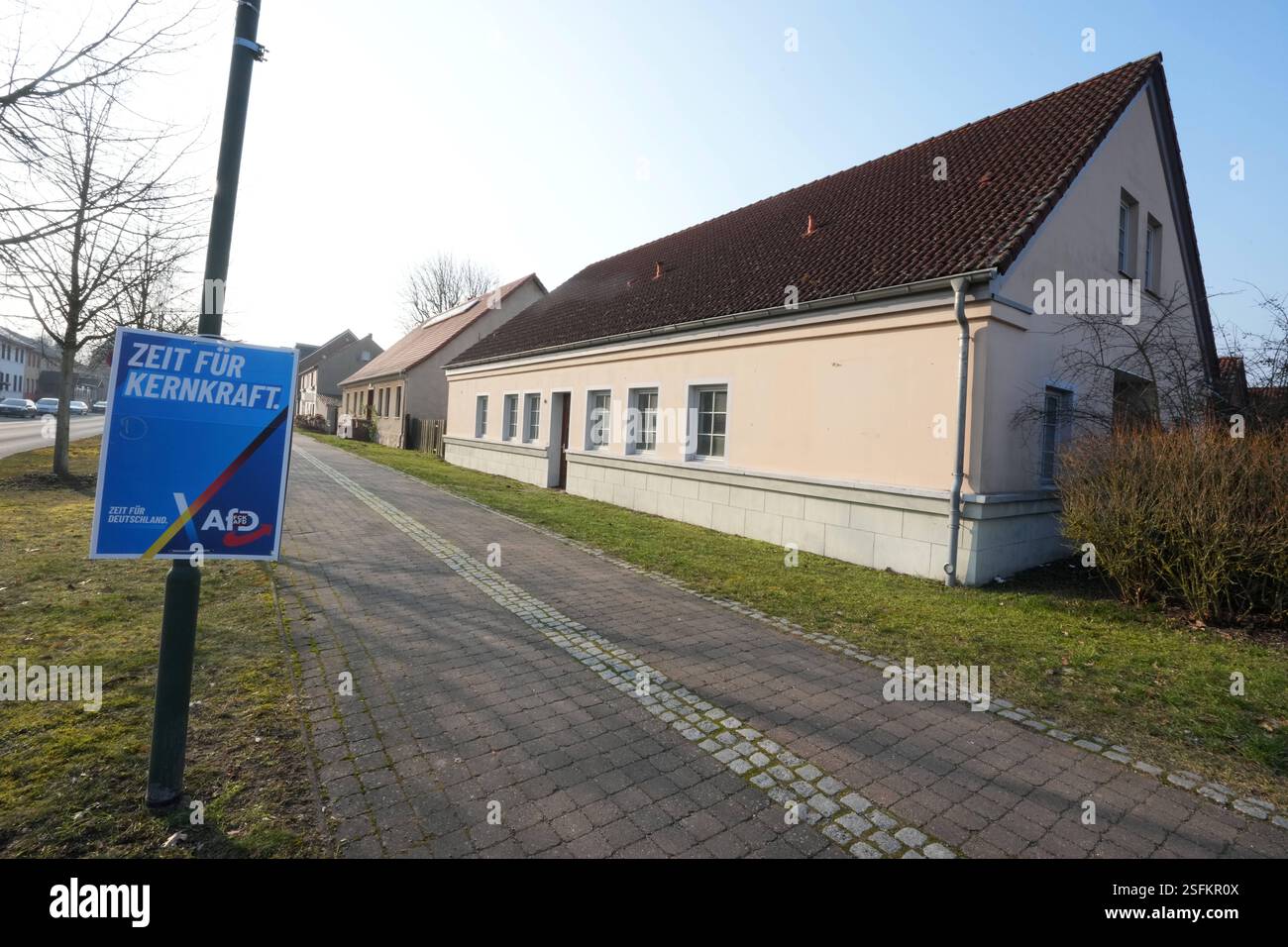 Afd GER, Brandenburg, 20250115, AfD Wahlplakat *** Afd GER, Brandenburg ...