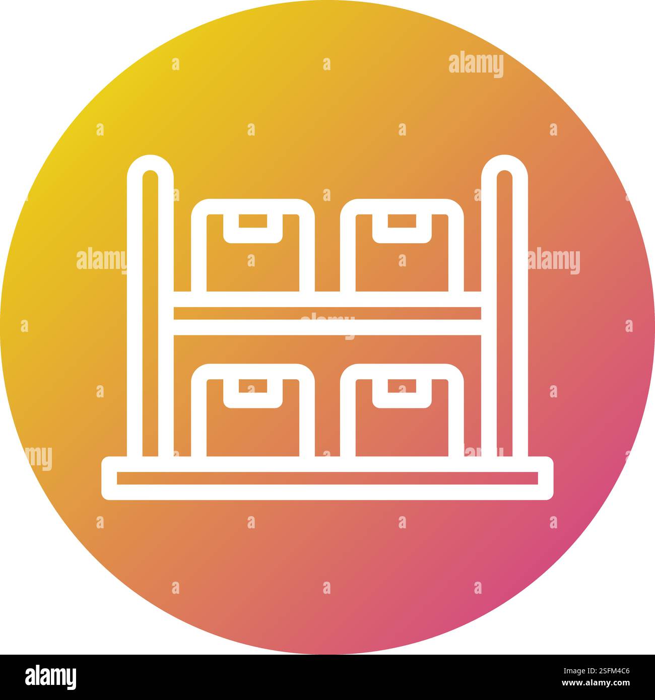 Storage rack icon Cut Out Stock Images & Pictures - Alamy
