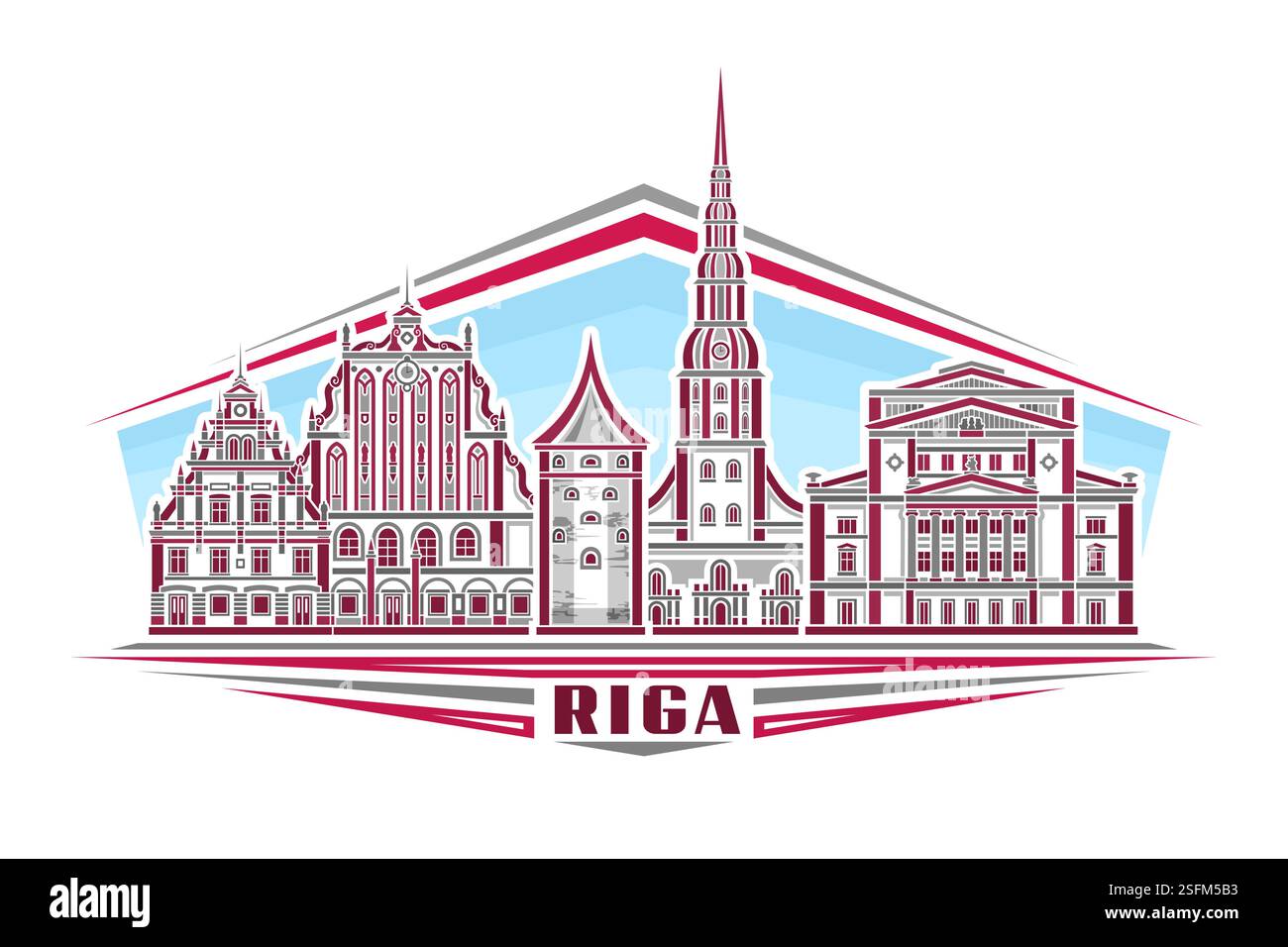 Historical town hall square Stock Vector Images - Alamy