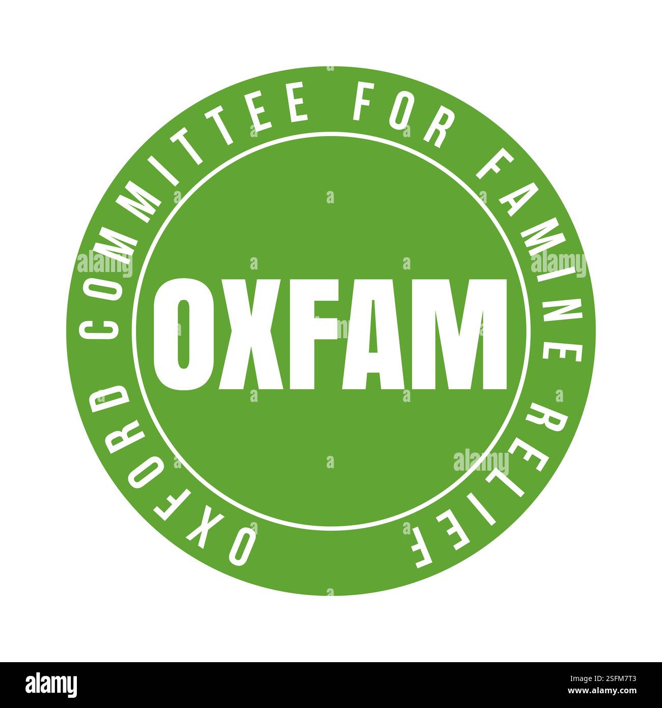 OXFAM Oxford committee for famine relief symbol icon Stock Photo - Alamy