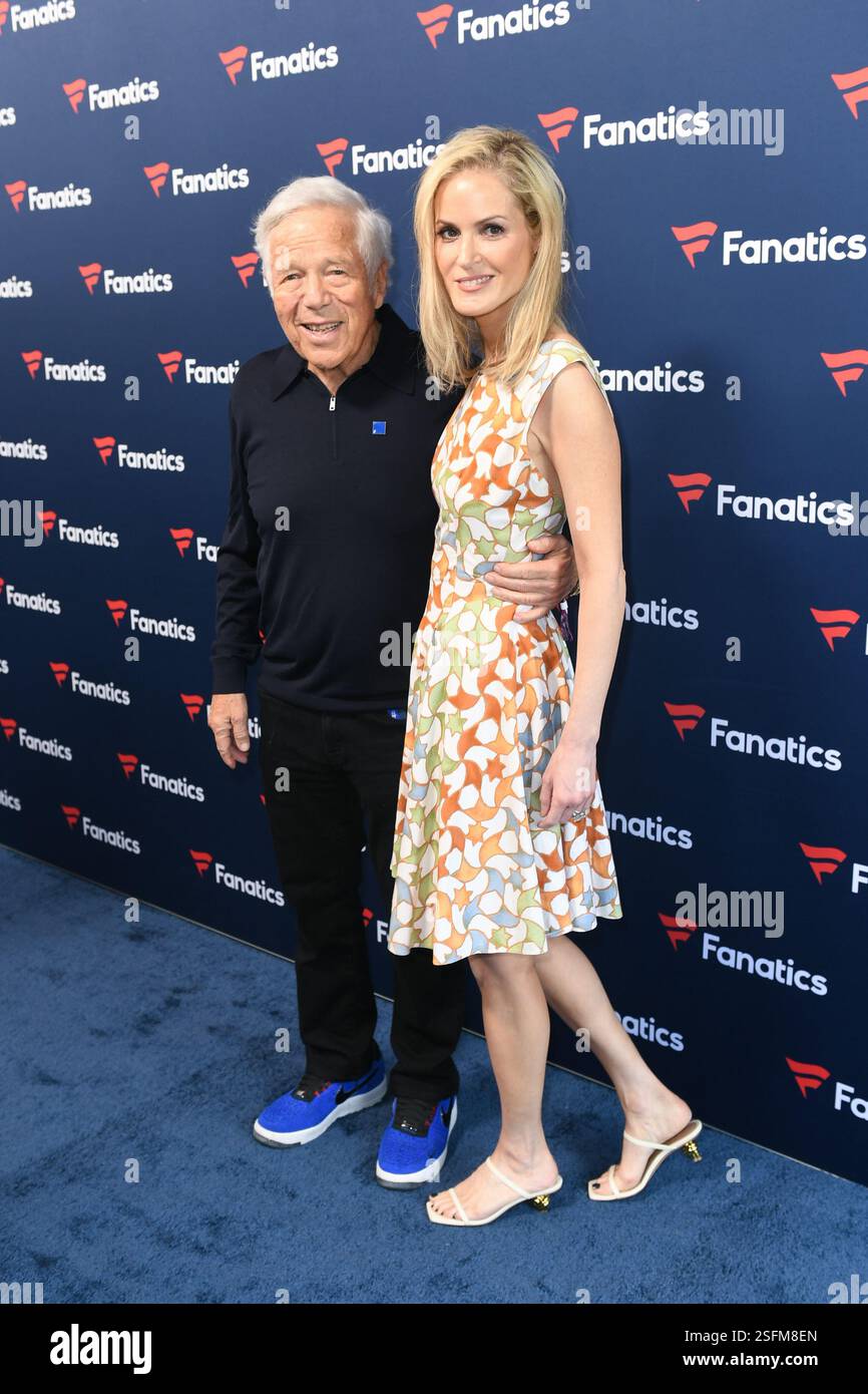 New Orleans, USA. 08th Feb, 2025. Robert Kraft, Dana Blumberg attend ...