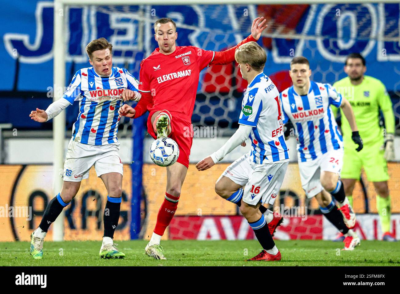 HEERENVEEN, 09-02-2025, Abe Lenstra Stadium, Dutch football, Eredivisie, season 2024/2025 ...