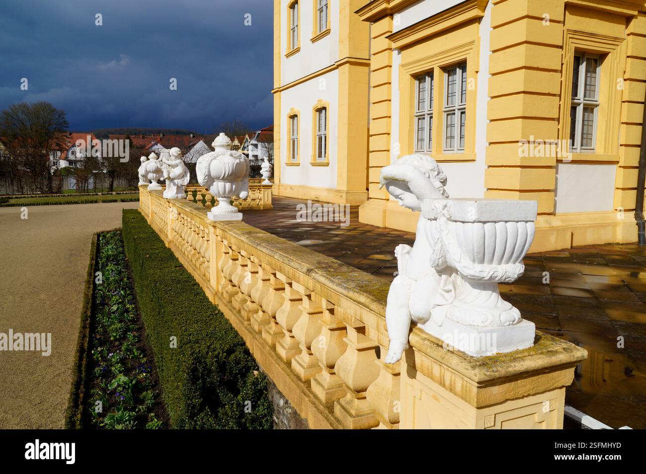 Veitshoechheim Palace (Germ.: Schloss Veitshöchheim) is set in one of ...