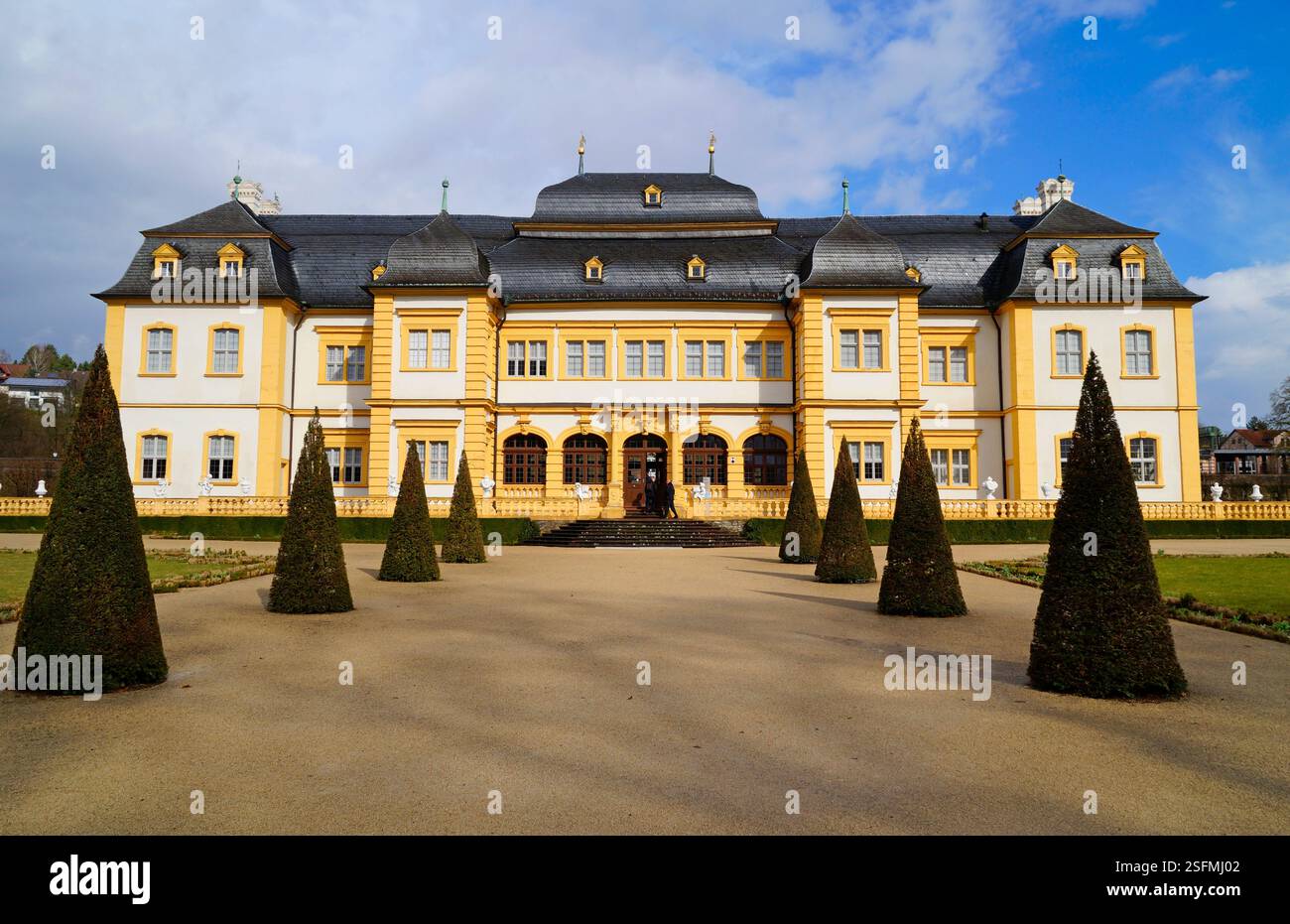 Veitshoechheim Palace (Germ.: Schloss Veitshöchheim) is set in one of ...