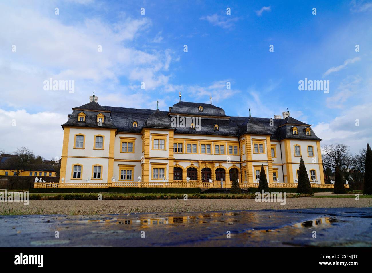 Veitshoechheim Palace (Germ.: Schloss Veitshöchheim) is set in one of ...