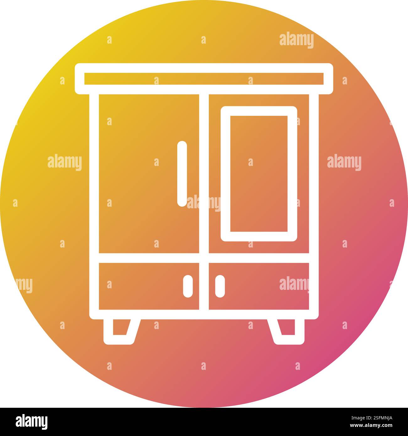 Wardrobe Vector Icon Design Illustration Stock Vector Image & Art - Alamy