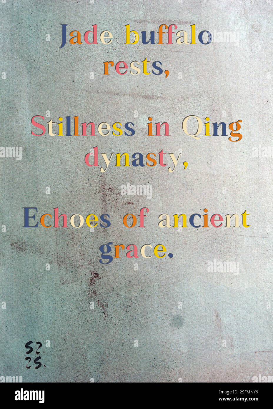 Jade buffalo rests, Stillness in Qing dynasty, Echoes of ancient grace ...