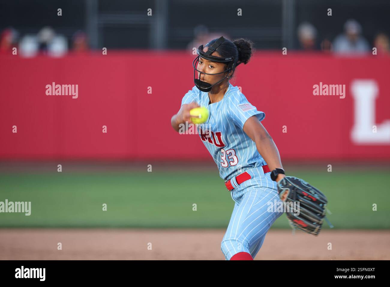 February 8, 2025: Loyola Marymount pitcher Jessica Hubbard (33 ...