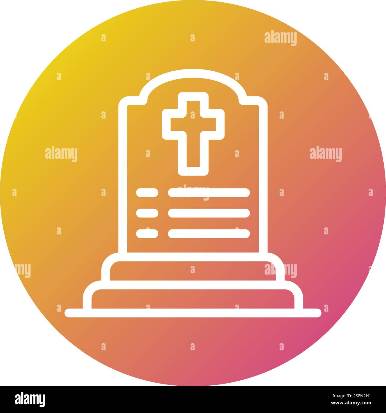 Modern cemetery Stock Vector Images - Alamy