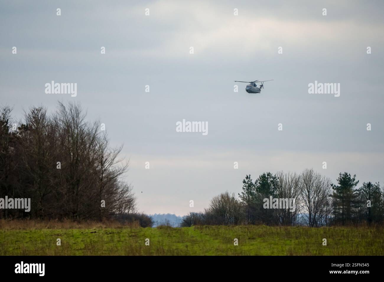 British Royal Navy Agusta-Westland Merlin HM.2 AW101 helicopter ...