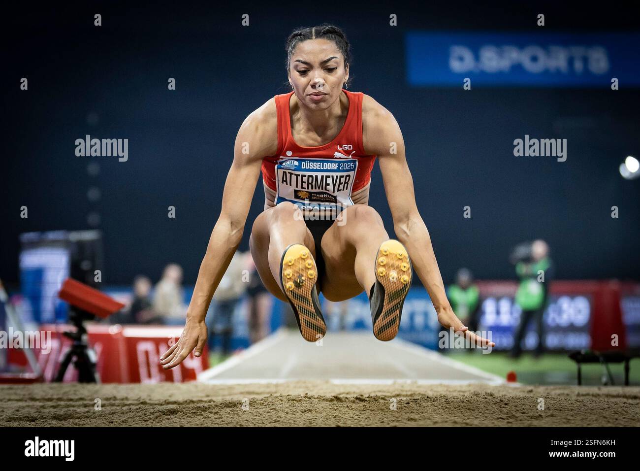 Duesseldorf, Deutschland. 09th Feb, 2025. Attermeyer, Samira (GER ...