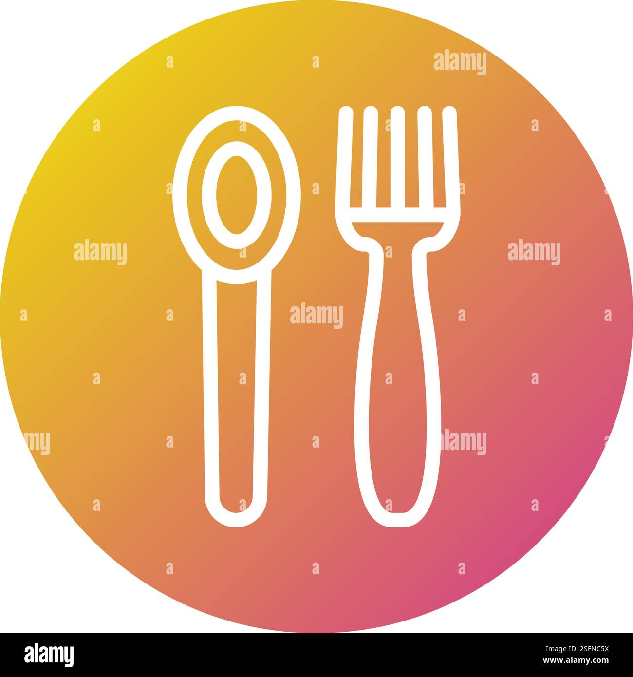 Design cutlery icon Cut Out Stock Images & Pictures - Alamy