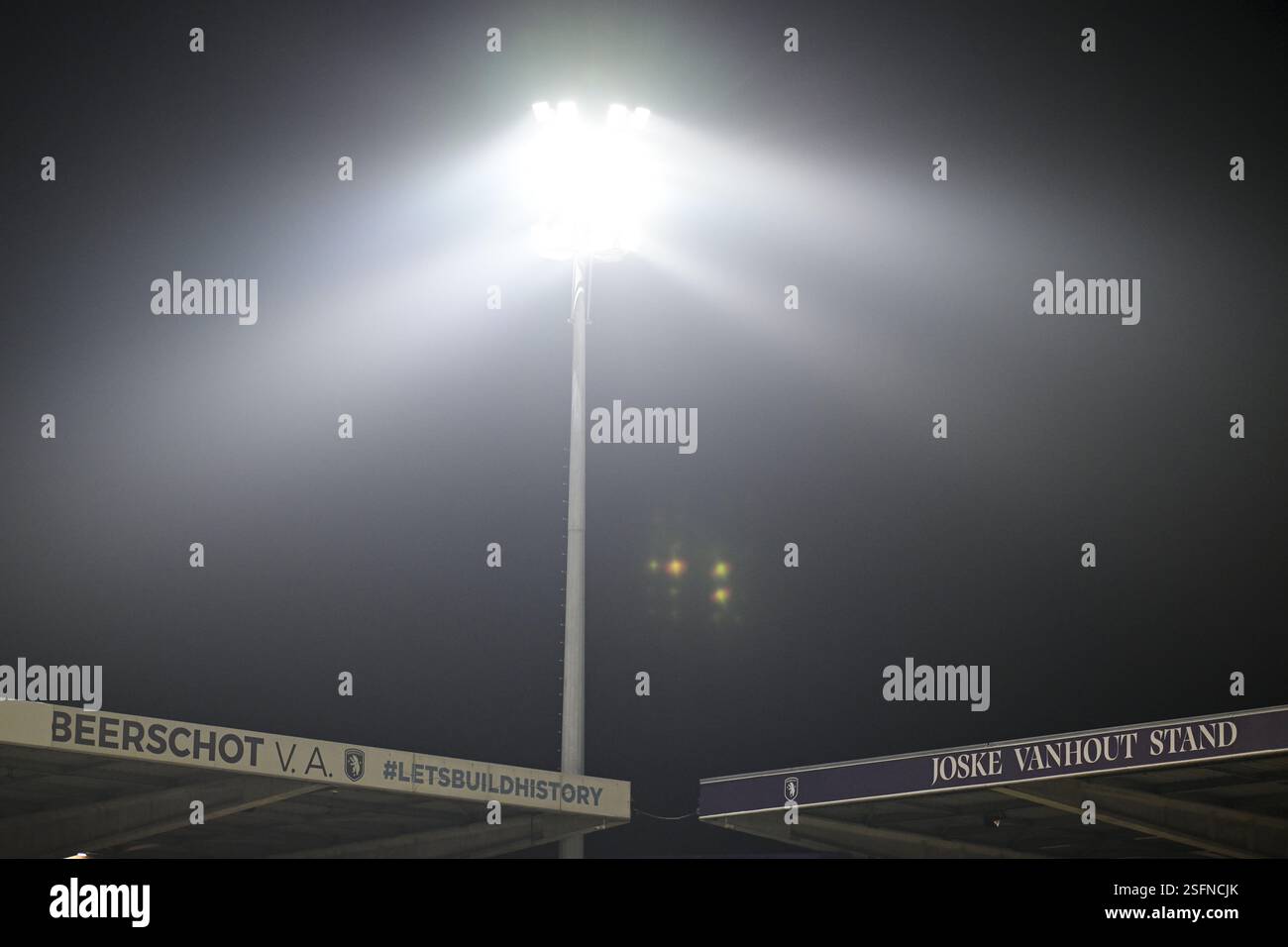 Antwerp, Belgium. 09th Feb, 2025. Beerschot's 't Kiel Olympisch Stadion ...