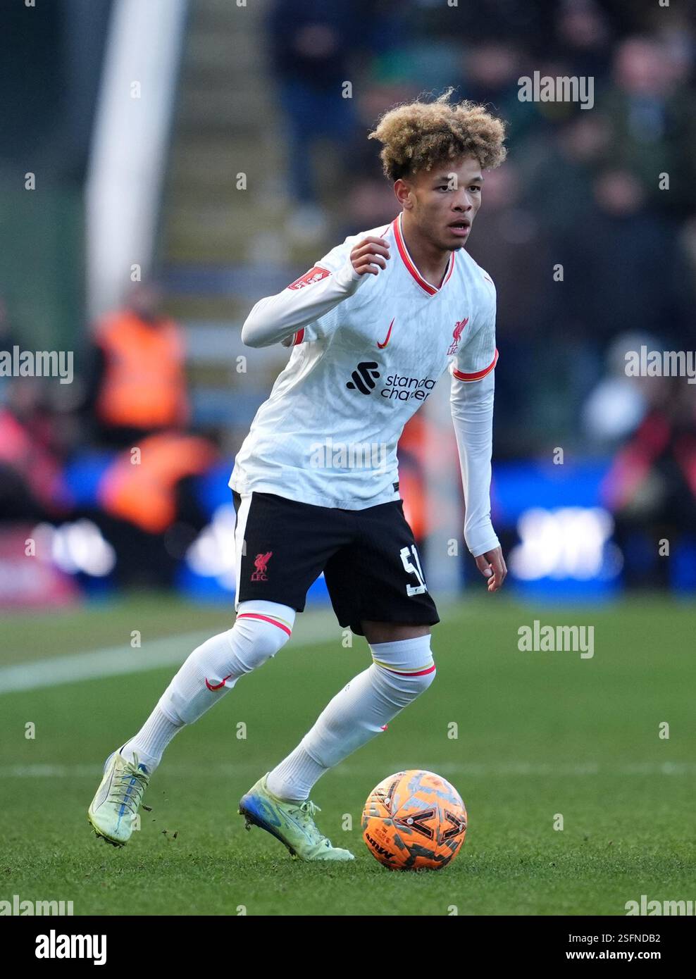 Liverpool's Trent Kone-Doherty during the Emirates FA Cup fourth round ...