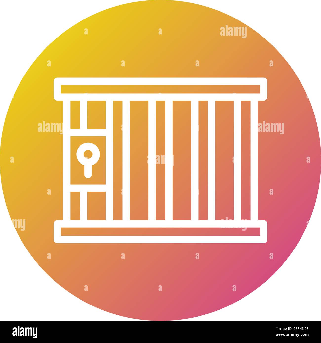 Prison icon modern line Stock Vector Images - Alamy