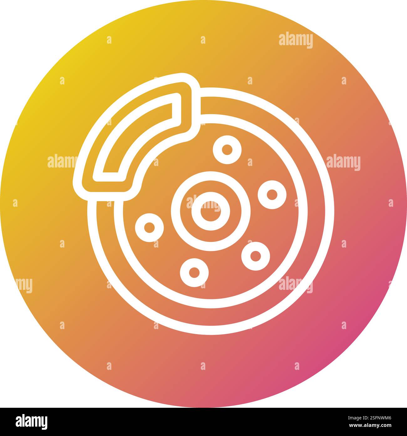 Disc break Vector Icon Design Illustration Stock Vector Image & Art - Alamy