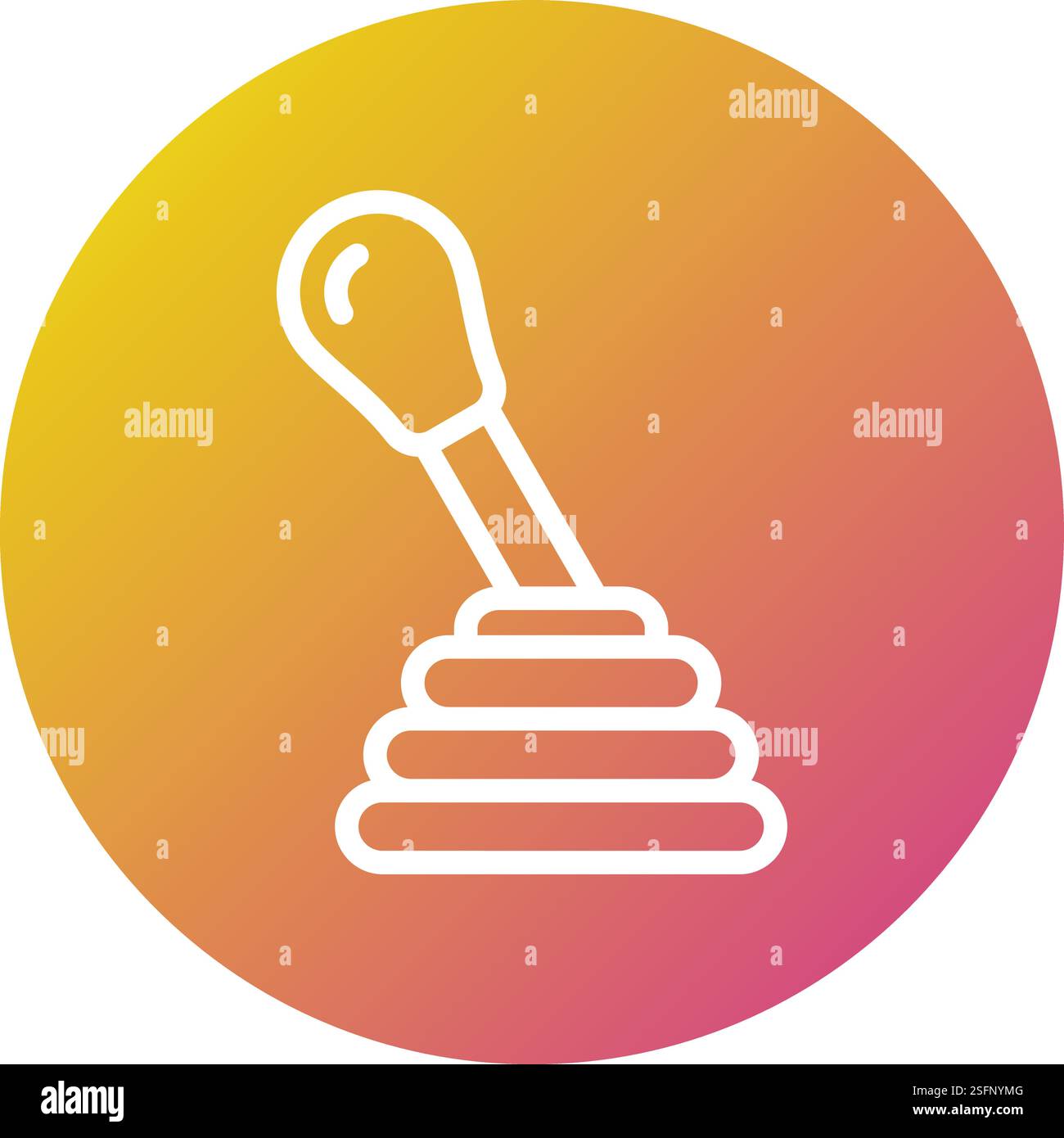 Gear stick Vector Icon Design Illustration Stock Vector Image & Art - Alamy