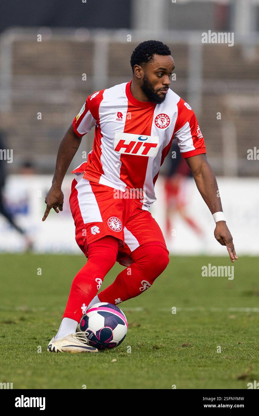 Arnold Budimbu (Fortuna K?ln, #10). Regionalliga West, Fortuna K?ln - 1. FC K?ln U21, 21 ...