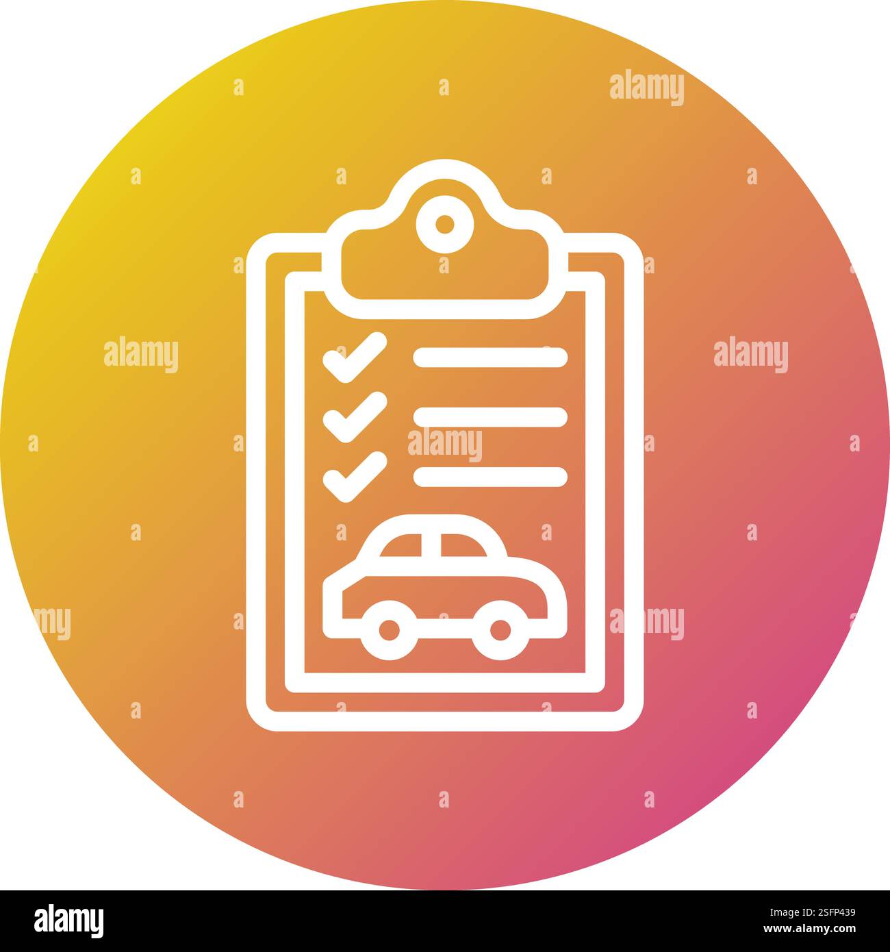 Checklist Vector Icon Design Illustration Stock Vector Image & Art - Alamy