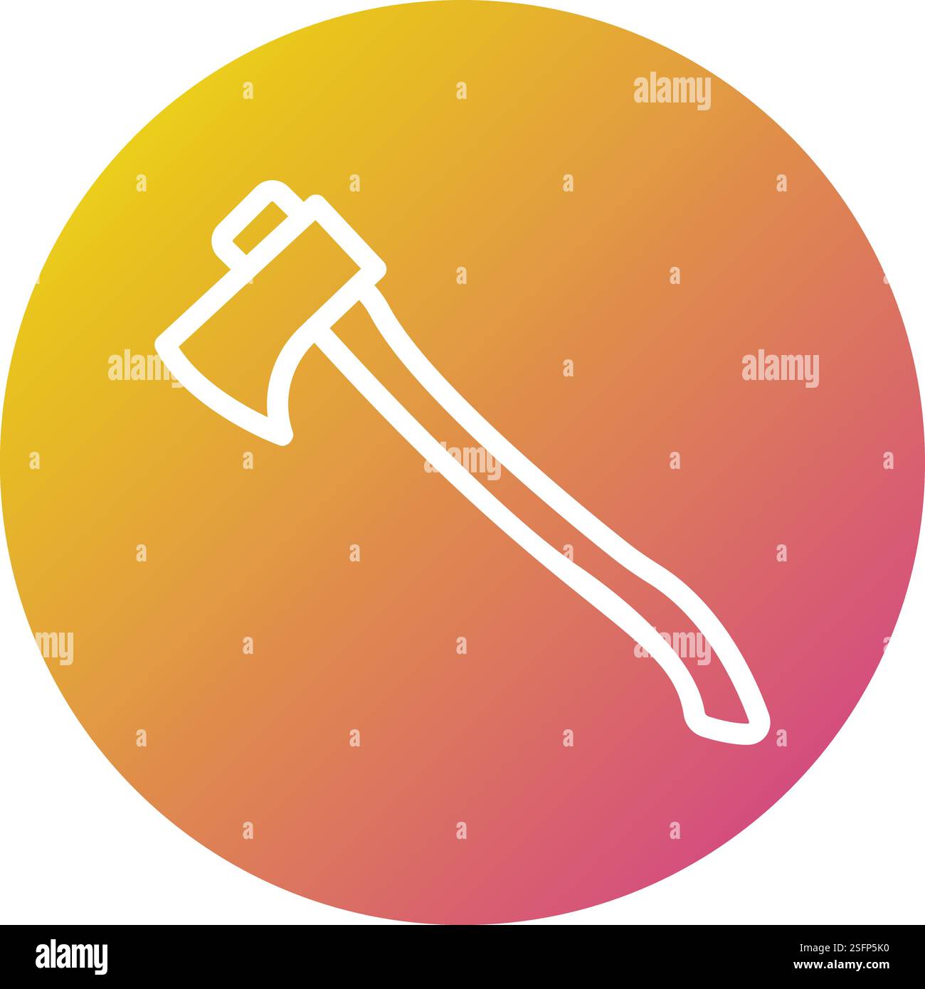 Axe icon vector Cut Out Stock Images & Pictures - Alamy