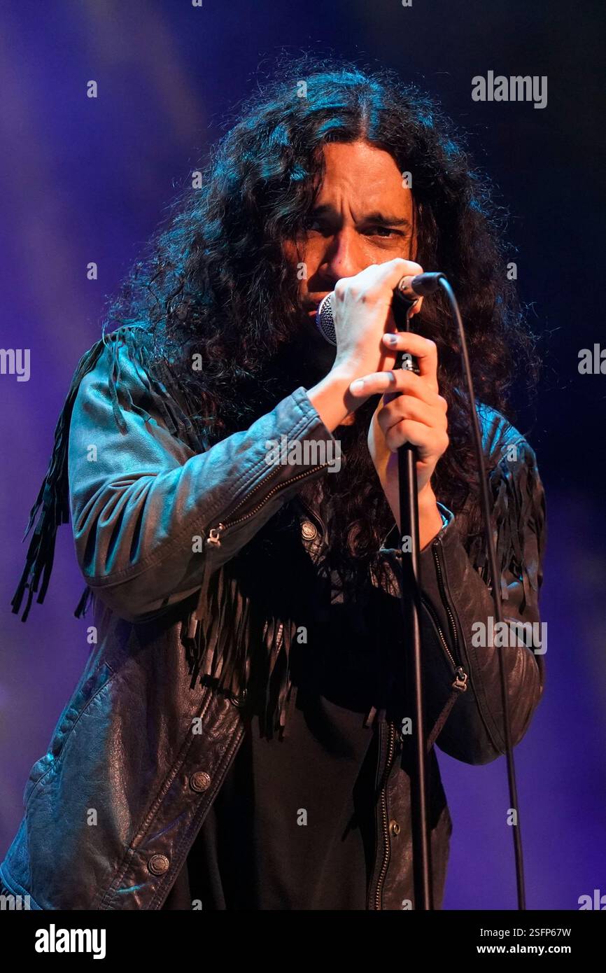 Gabriel Colon of Lynch Mob performs on Saturday, Feb. 8, 2025, at the ...