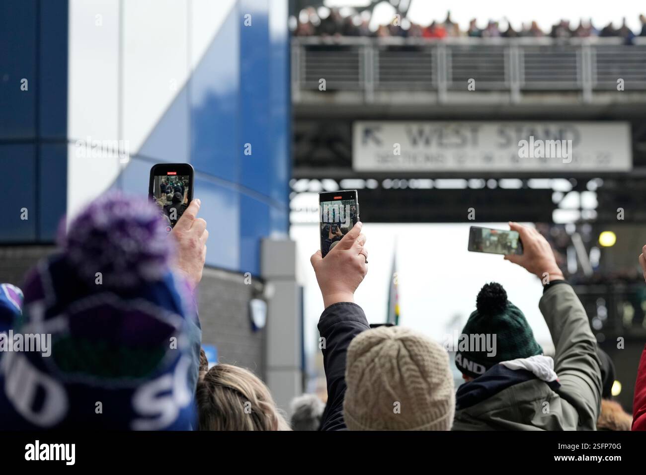Edinburgh, Scotland, UK. 9th February 2025; Scottish Gas Murrayfield ...