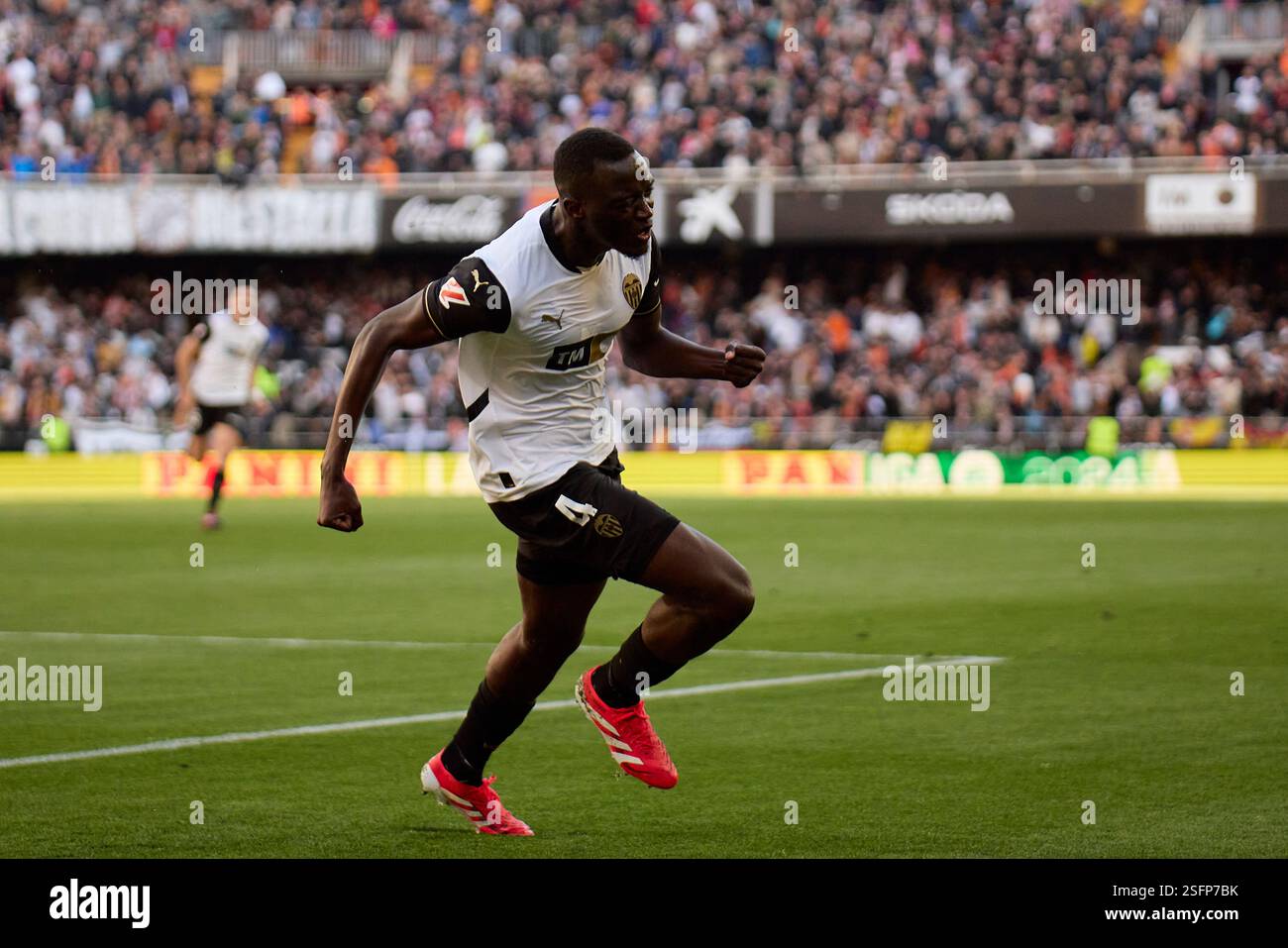 Valencia, Spain. 09th Feb, 2025. VALENCIA, SPAIN - FEBRUARY 9: Mouctar ...
